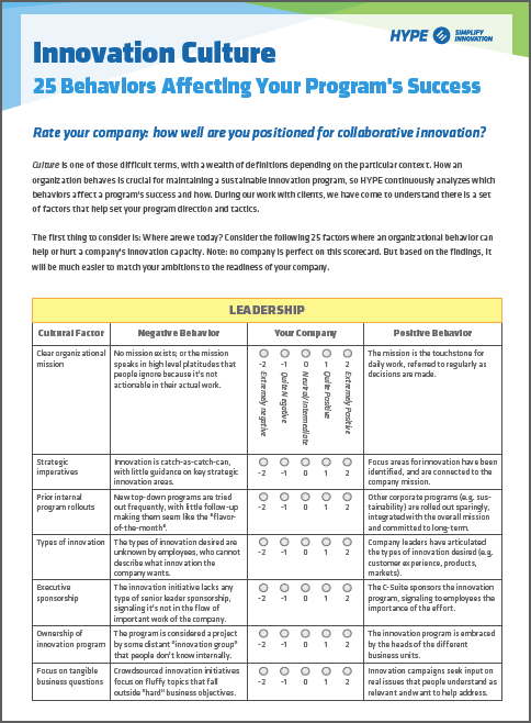 4 Characteristics of a Culture of Innovation