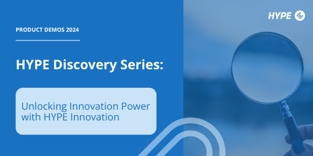 Innovation Webinars by HYPE Innovation